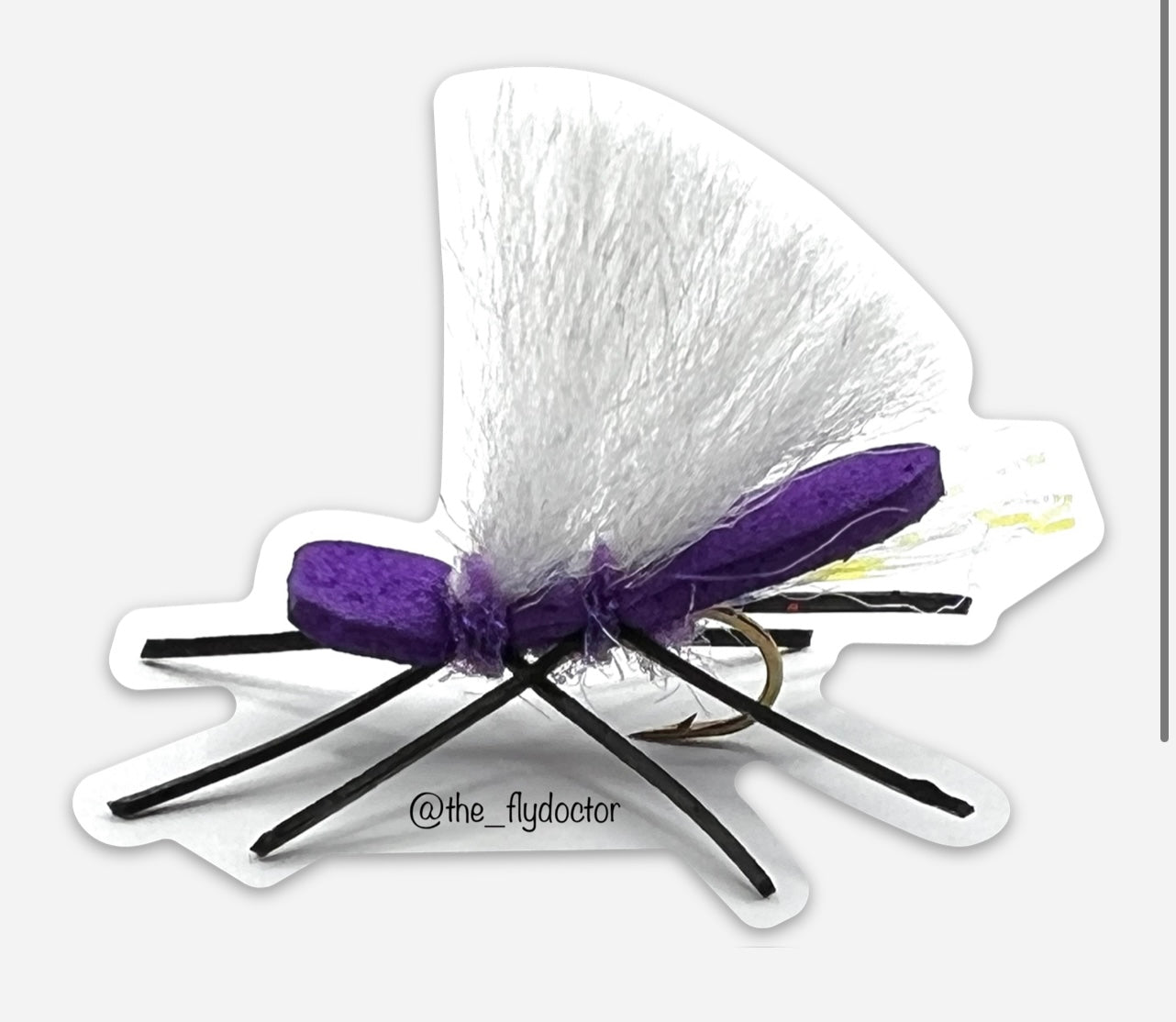 Purple Chubby Chernobyl Sticker – theflydoctor